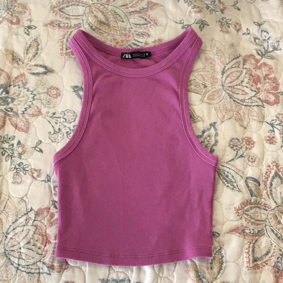 Zara | Tops | Zara Magenta Tank Top | Poshmark